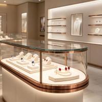 China Built-in Soft LED Jewelry Counter with Anti-theft Design and Fast 2 Working Days Design Time for Retail for sale