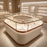 China Built-in Soft LED Jewelry Counter with Anti-theft Design and Fast 2 Working Days Design Time for Retail for sale