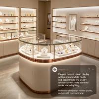 China Built-in Soft LED Jewelry Counter with Anti-theft Design and Fast 2 Working Days Design Time for Retail for sale