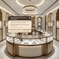 China Luxury Front Showcase with Secure Magnetic Lock Tempered Glass And Stainless Steel Customized Shelf Type for sale