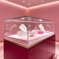 China Front Opening With Soft-Close Mechanism Upright Display Case With Built-in High-CRI LED Lighting and Adjustable Shelves for sale