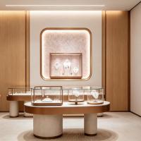 China Luxury Front Showcase with 5 Adjustable Glass Shelves, Secure Magnetic Lock, and Tempered Glass And Stainless Steel Construction for sale