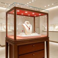 China 24 X 18 X 4 Inches Wall Mounted Display Case with LED Lighting and Customized Item Shape for Indoor Display for sale