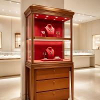 China 24 X 18 X 4 Inches Wall Mounted Display Case with LED Lighting and Customized Item Shape for Indoor Display for sale