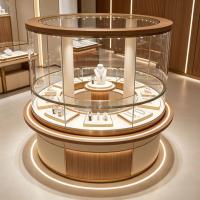 China 24 X 18 X 4 Inches Wall Mounted Display Case With Top LED Spotlights And Strip Lighting And Adjustable Glass Shelves for sale