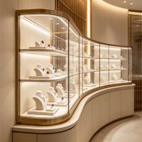China Upright Display Case with LED Interior Lighting Adjustable Shelves and Ventilated Back Panel for sale