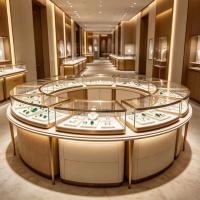 China Upright Display Case with LED Interior Lighting Adjustable Shelves and Ventilated Back Panel for sale