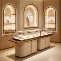 China Top mounted LED Spotlights Wall Mounted Display Case Powder Coated Finish Indoor Display Solution for Showrooms Museums and Office Spaces for sale