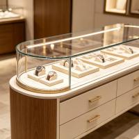 China Customized Overall Dimensions Wall Mounted Display Case with Top-mounted LED Spotlights and Key Lock for sale