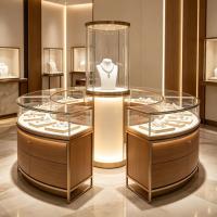 China Customized Overall Dimensions Wall Mounted Display Case with Top-mounted LED Spotlights and Key Lock for sale