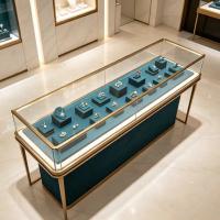 China Customizable Dimensions Freestanding Island Display Cabinet with High-grade Natural Black Marble and Premium Burgundy Velvet Upholstery for sale