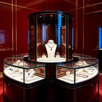 China No Need Install Jewelry Shop Design with 600X600X1300MM Display Case and Custom-Made Logo for Luxury Jewelry Store Layout for sale