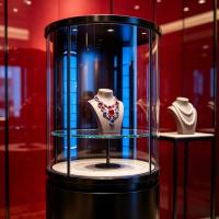 China No Need Install Jewelry Shop Design with 600X600X1300MM Display Case and Custom-Made Logo for Luxury Jewelry Store Layout for sale