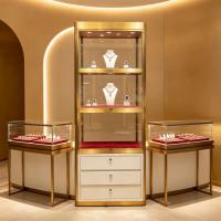 China No Need Install Luxury Jewelry Store Layout with 60KG Weight Capacity and Polished Marble Flooring for sale