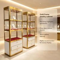 China No Need Install Luxury Jewelry Store Layout with 60KG Weight Capacity and Polished Marble Flooring for sale