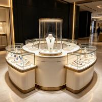 China Pre-Assembled Jewelry Counter with LED Strip Lighting and 2-Year Warranty for Retail Stores for sale