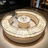 China Pre-Assembled Jewelry Counter with LED Strip Lighting and 2-Year Warranty for Retail Stores for sale