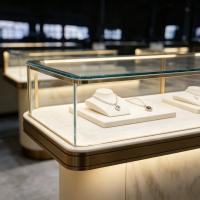 China Pre-Assembled Jewelry Counter with LED Strip Lighting and 2-Year Warranty for Retail Stores for sale