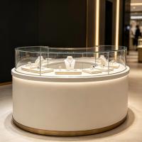 China Pre-Assembled Jewelry Counter with LED Strip Lighting and 2-Year Warranty for Retail Stores for sale