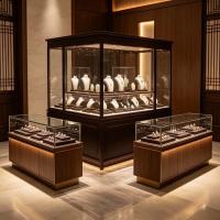 China Upright Display Case with 50kg Per Shelf Weight Capacity, Front Opening Soft-Close Mechanism, and Ventilated Back Panel for sale