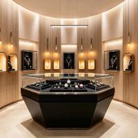 China Black Frame With Clear Glass Upright Display Case and Vertical Glass Display Cabinet Featuring Front Opening With Soft-Close Mechanism and Assembly Required for sale