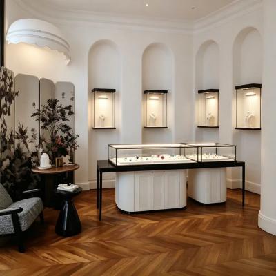 China Wall Mounted Display Case with Matte Black Stainless Steel Frame and Front Opening Soft-Close Mechanism Featuring 50kg Per Shelf Weight Capacity Wall Mounted Display Cabinet for sale