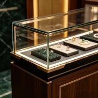 China 7 Days Design Time Jewelry Shop Design with 12V Hidden Transformer and Shatter-Resistant Tempered Glass Jewelry Store Layout for sale