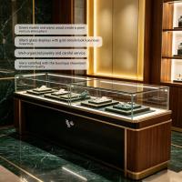 China 7 Days Design Time Jewelry Shop Design with 12V Hidden Transformer and Shatter-Resistant Tempered Glass Jewelry Store Layout for sale