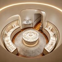 China Pre-Assemble for Ships Jewelry Shop Design with Shatter-Resistant Tempered Glass and Ample Hidden Cabinets for Jewelry Store Interior for sale