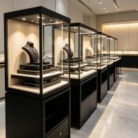 China Heart-Shaped Jewelry Display Props with Scale-Patterned Metal Screen and Easy Clean Surface Type for Jewelry Display Stands for sale