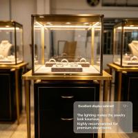 China Aluminium Frame Jewelry Shop Design with Tempered Glass for 120 Square Meters Jewelry Store Layout for sale