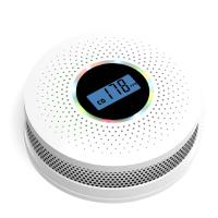 China Photoelectric Smoke Carbon Monoxide Detectors Custom Home CO Detector With 5 Year Life Lcd Display for sale