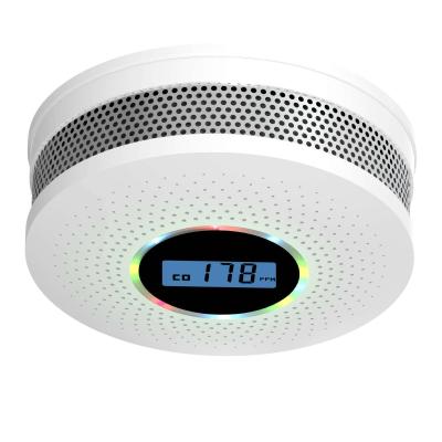 China 5 Year Carbon Monoxide Smoke Detector Customized Battery Operated Fire Alarm With 85dB Alarm for sale