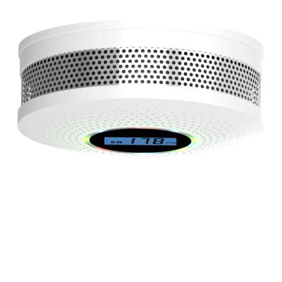 China White Smoke Carbon Monoxide Detectors Photoelectric Fire Alarm CO Detector OEM for sale