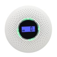 China Custom Carbon Monoxide And Smoke Alarms 5 Year Battery Carbon Monoxide Detectors With HD LCD Display for sale