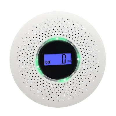 China Custom Carbon Monoxide And Smoke Alarms 5 Year Battery Carbon Monoxide Detectors With HD LCD Display for sale