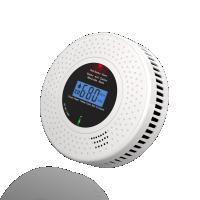 China OEM Smoke And Carbon Monoxide Detector Sensor Battery Powered 85 dB Alarm With LCD Display for sale