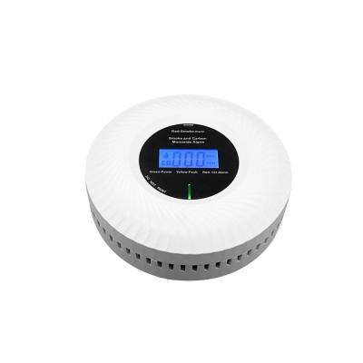 China Residential Carbon Monoxide And Smoke Alarm 3V 10 Year Smoke Carbon Monoxide Detector for sale