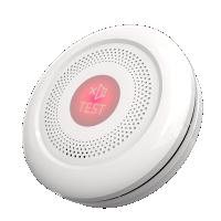 China EN14604 Certified Fire Alarm Smoke Detector Battery Operated Photoelectric Sensor Smoke Detector 3V for sale