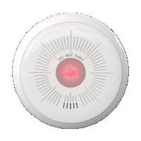 China EN 14604 Fire Alarm Smoke Detector White 10 Year Lithium Battery Smoke Alarms for sale
