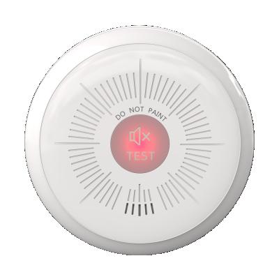 China EN 14604 Fire Alarm Smoke Detector White 10 Year Lithium Battery Smoke Alarms for sale