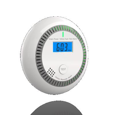 China SGS Tested CO Carbon Monoxide Detector with 10 Year Battery Life and 30 Month Warranty for sale
