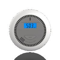 China 10 Year Lifespan CO Carbon Monoxide Detector with Electrochemical Sensor and EN50291 Certification for sale