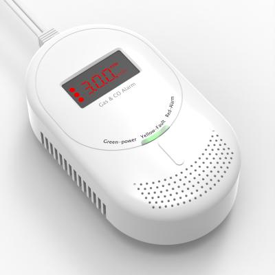 China Residential Carbon Monoxide Gas Detectors Dual Sensor CO And Gas Alarm OEM for sale