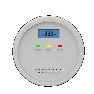 China White CO Carbon Monoxide Detector Reliable Carbon Monoxide Detector 7 Year Life 4.5V for sale