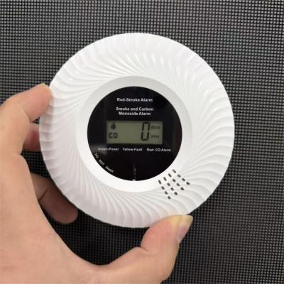 China ODM 10-Year Lithium Battery Smoke Carbon Monoxide Detector with Photoelectric and Electrochemical Sensors and 85 dB Alarm Sound for sale