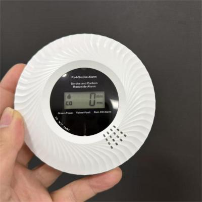 China OEM 10-Year Lithium Battery Smoke Carbon Monoxide Detector with Dual Detection System and 85dB Alarm Sound for sale