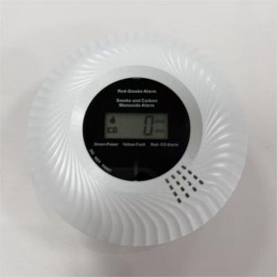 China Factory Direct 10-Year Lithium Battery Smoke Carbon Monoxide Detector with Electrochemical and Photoelectric Sensors and 85dB Alarm Sound for sale