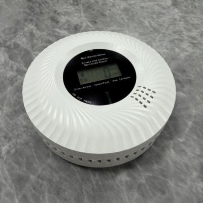 China Professional OEM 10-Year Lithium Battery Smoke Carbon Monoxide Detector with Dual Detection System and 85dB Alarm Sound for sale