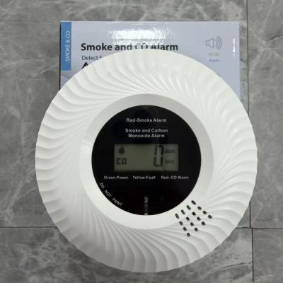 China 10-Year Lithium Battery Smoke Carbon Monoxide Detector with 85dB Alarm Sound and Dual Detection System for sale